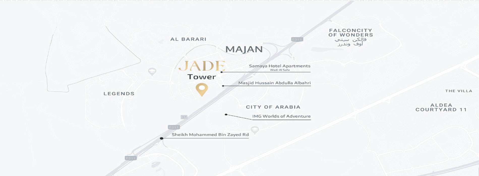 Jade Tower Majan - Dubailand | By Tiger Developers AE